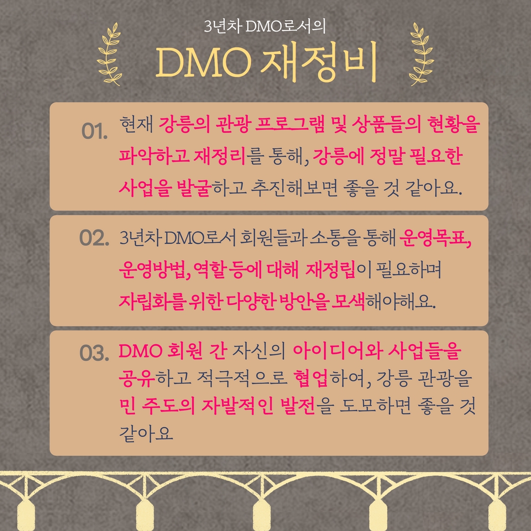 강릉시 DMO 지역관광추진조직